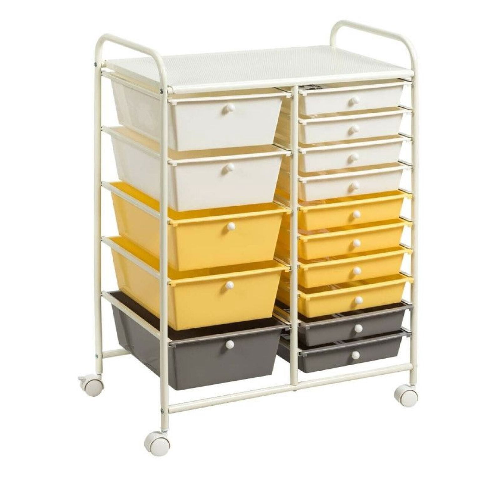 15-Drawer Utility Rolling Organizer Cart Multi-Use Storage - Walmart.com