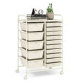 15-Drawer Utility Rolling Organizer Cart Multi-Use Storage - Walmart.com