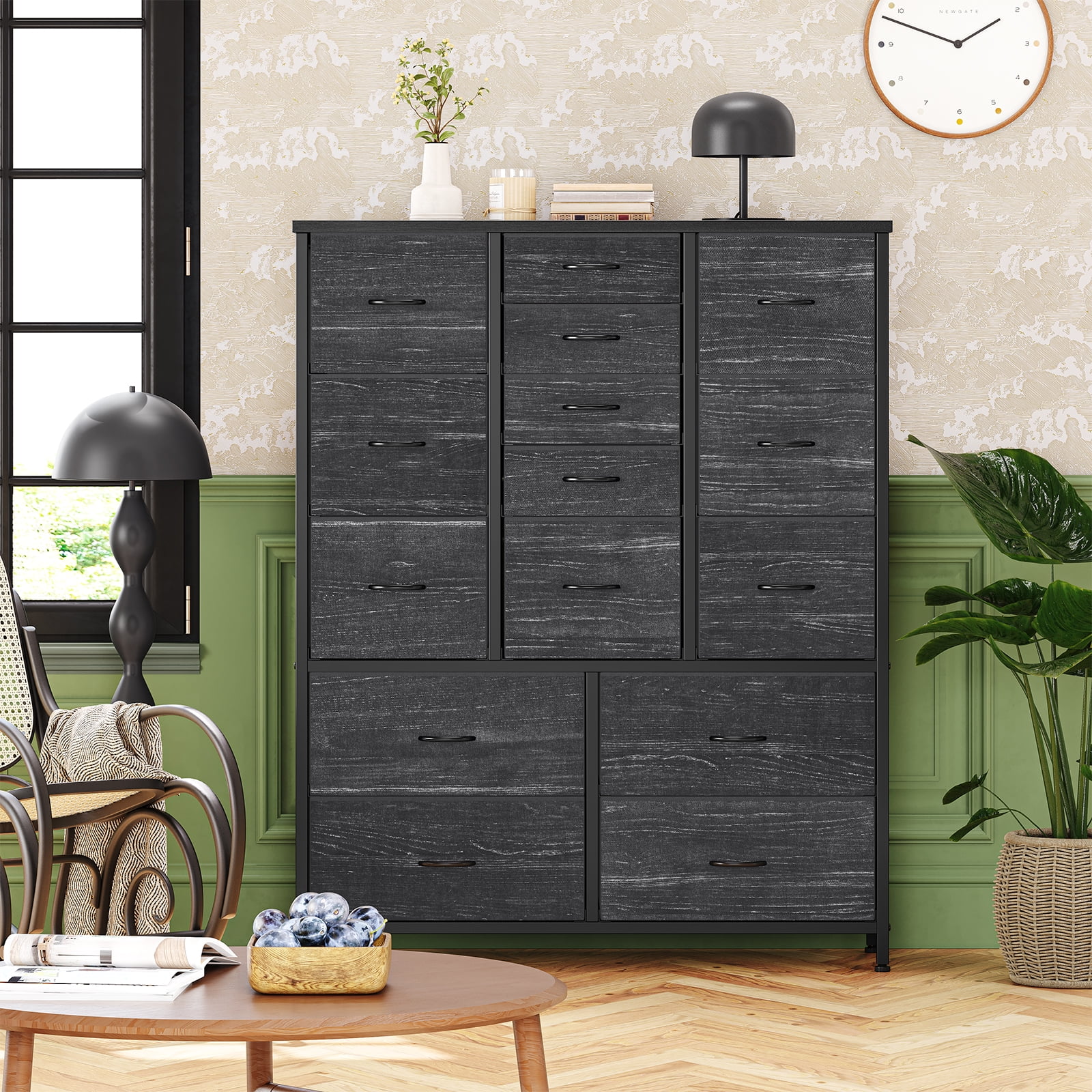 15 Drawers Dresser for Bedroom, Tall Dressers & Chests of Drawers for ...