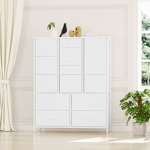 15 Drawers Dresser for Bedroom, Tall Dressers & Chests of Drawers for ...
