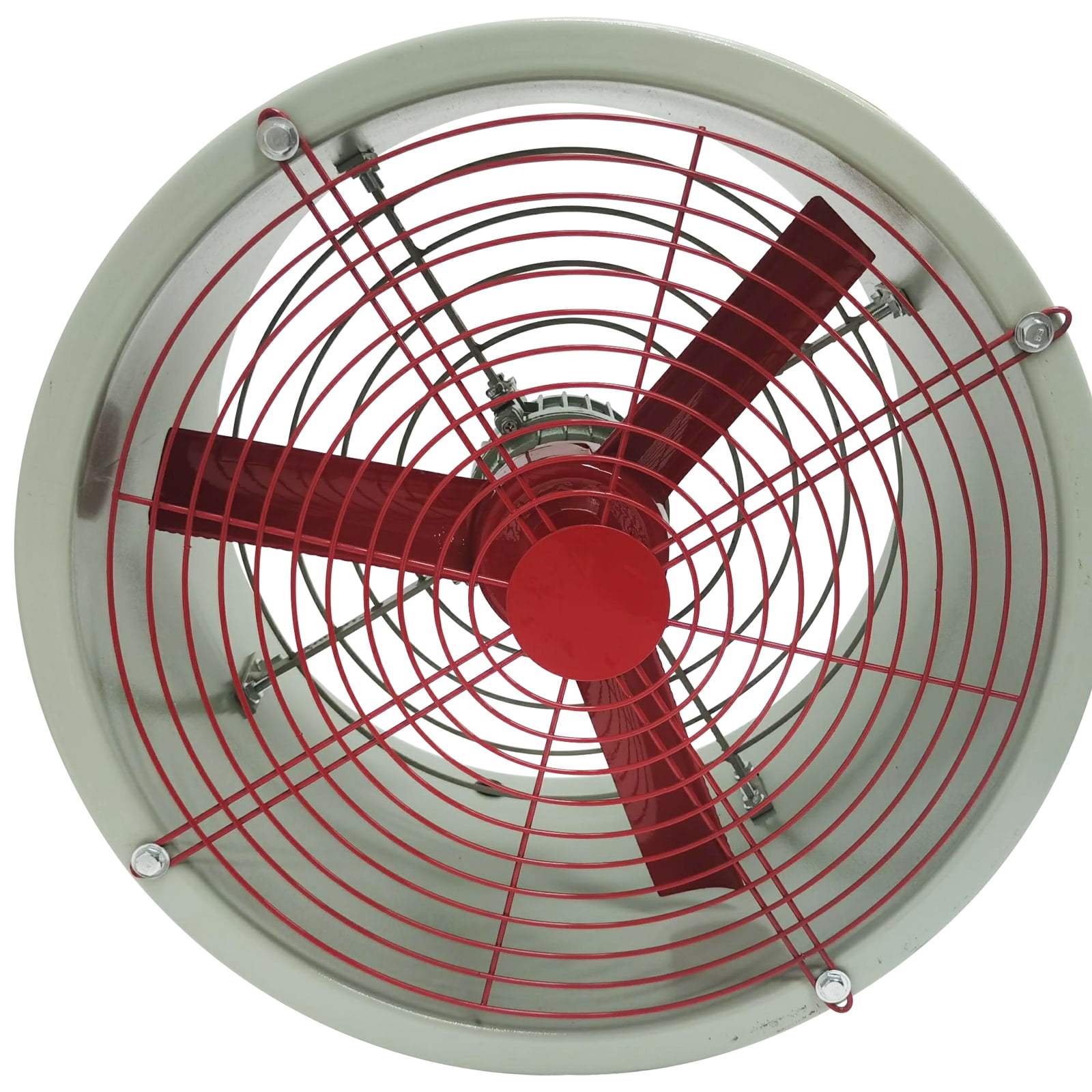 15" Explosion-Proof Axial Flow Fan Exhaust Fan Cylinder Pipe Ventilator ...