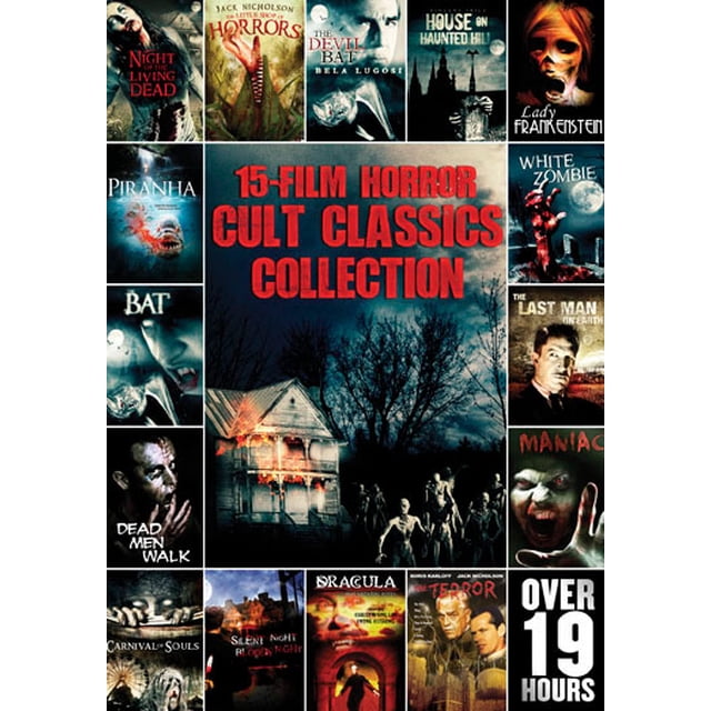 Pre-Owned 15-FILM HORROR CULT CLASSICS COLLECTION (DVD/3DISCS) (DVD ...