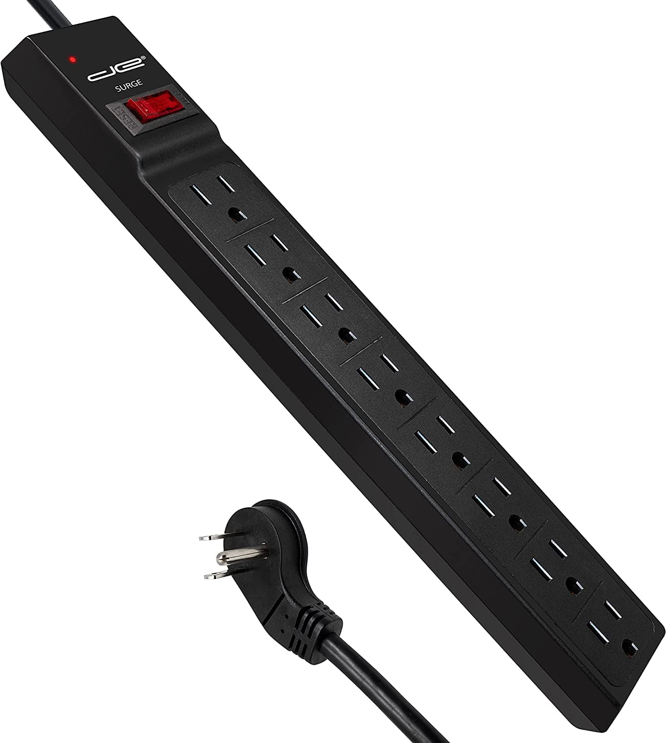 15 FT 8 Outlet Surge Protector Power Strip - 15 AMP, 1875 W, 125 V, 350 ...