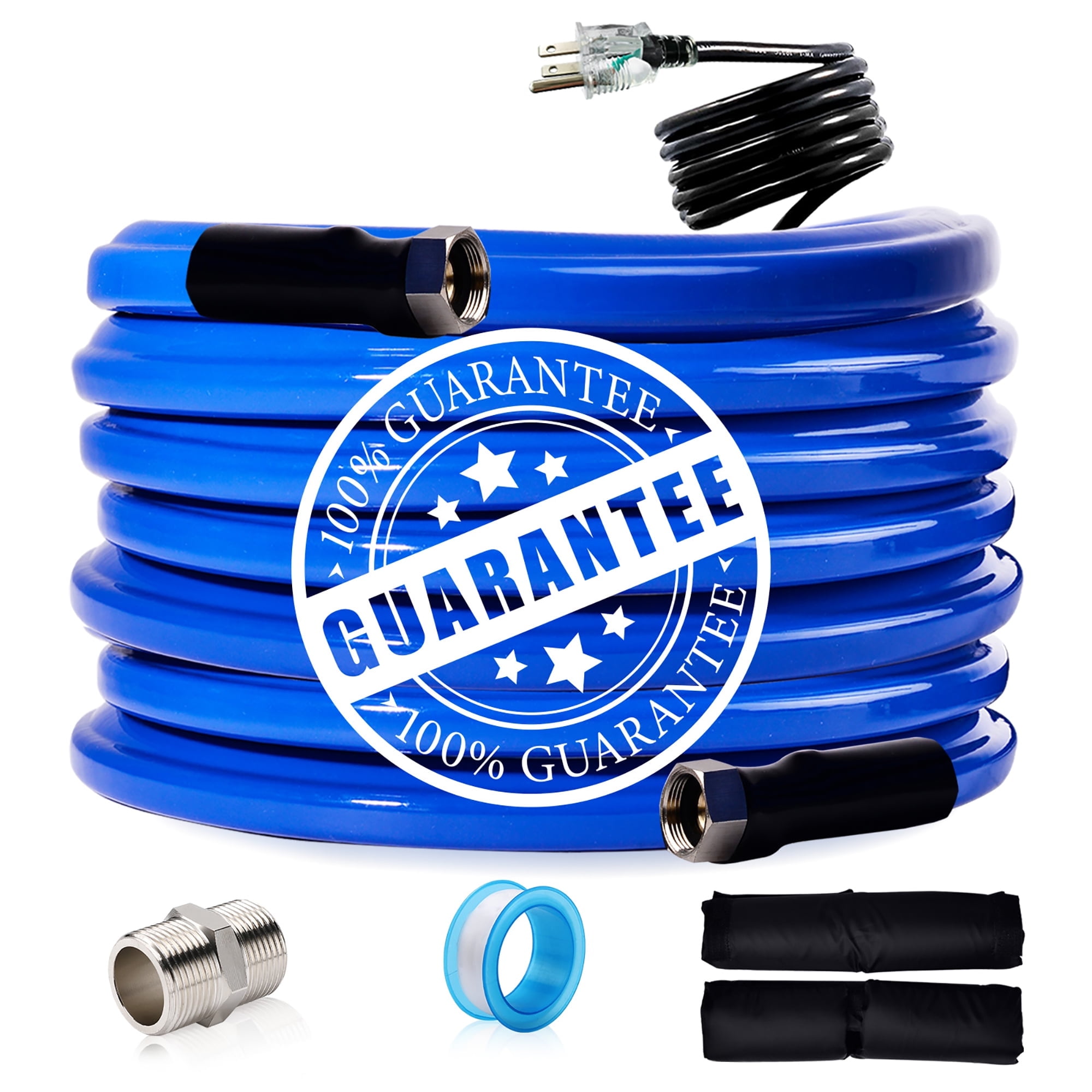 15 FT Heated Water Hose for RV Outdoor Drinking Water Hose Freeze ...