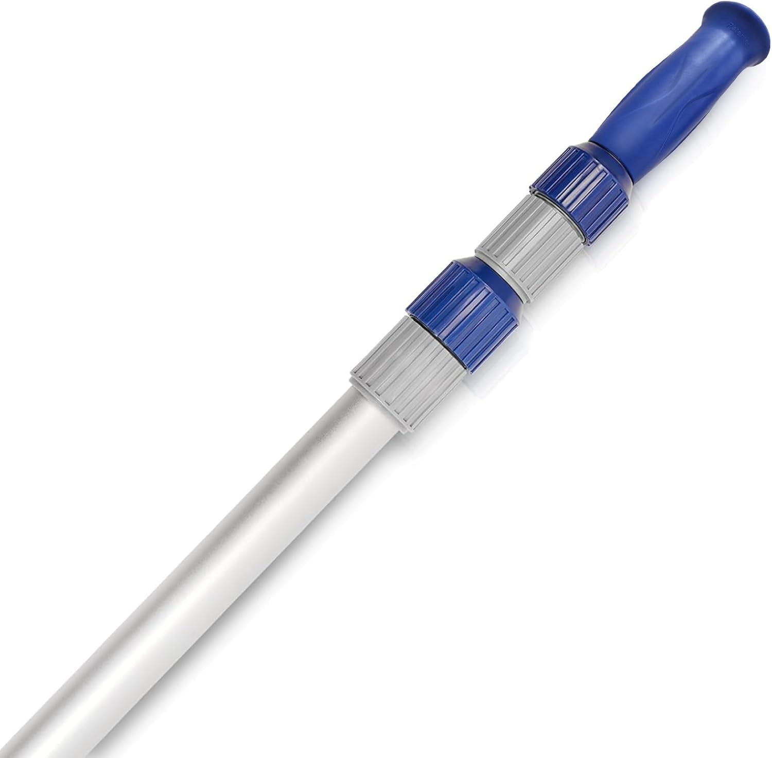 15 FT Telescopic Pool Pole - Adjustable 3 Piece Aluminum Pool Skimmer ...