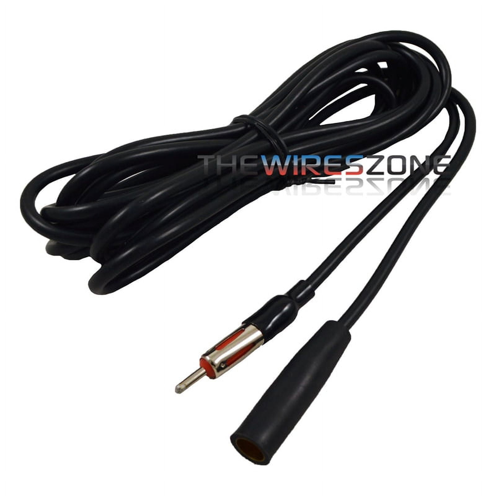 15 Feet Universal Male to Female Extension Radio AM/FM Car Antenna ...