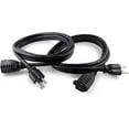 15 Foot (2 Pack) Power Extension Cord - 16 AWG Power 3 Prong Appliance ...