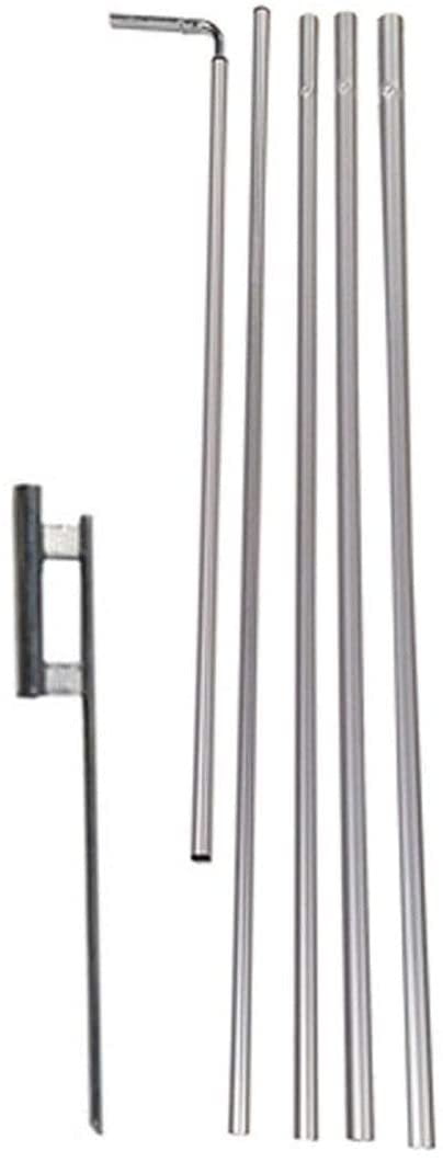 15 Foot Rectangle Pole Kit and Ground Spike, Made for 3x12ft Rectangle ...