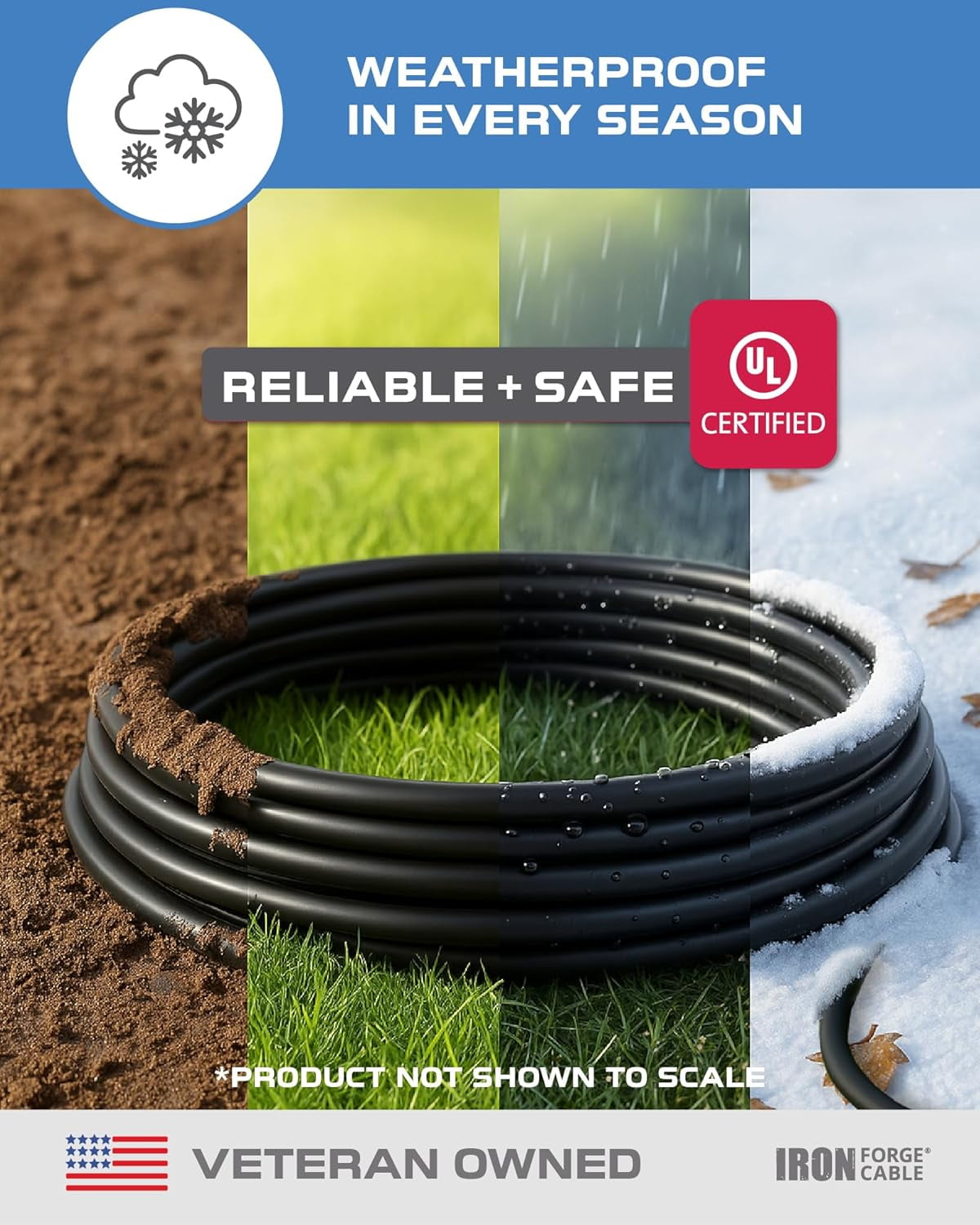 15 Ft Black Extension Cord, 16/3, 15 Foot Extension Cord, 3 Prong ...