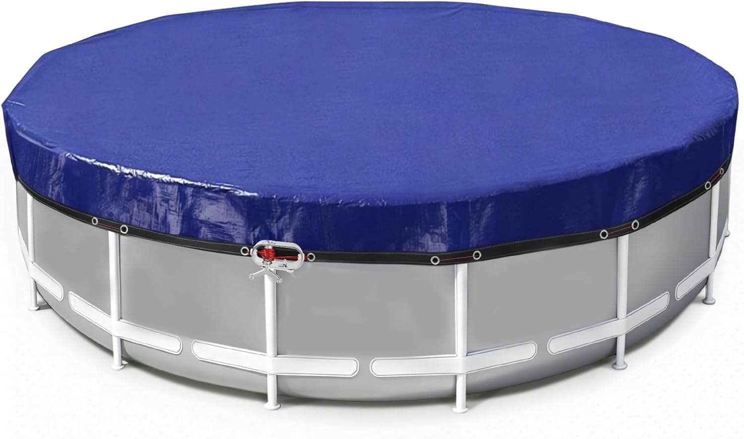 15 Ft Pool Covers for Above Ground Pools with Automatic Siphon Drain ...
