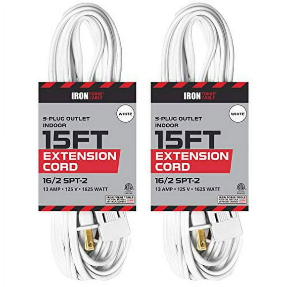 15 ft Extension Cords in Extension Cords by Length - Walmart.com