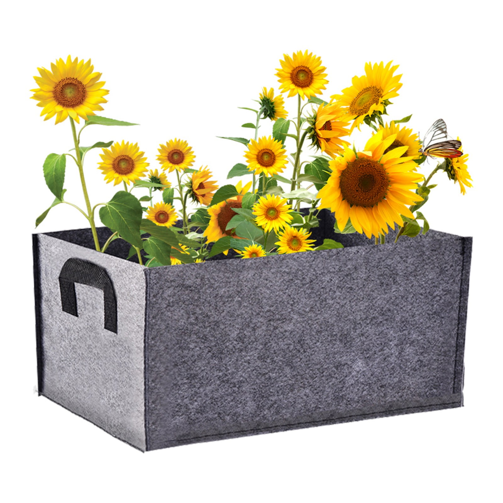 15 Gallon Fabric Grow Bags with Handle 40" x 24" x 8'' Garden Bed Large ...