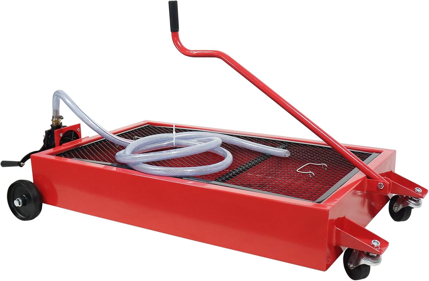 15 Gallon Oil Drain Pan, Oil Drain Tank, Large Capacity Oil Drain Cart ...