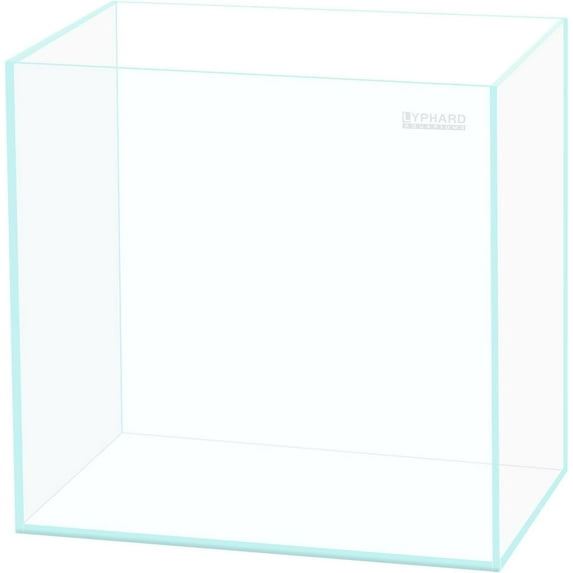 15 Gallon Rimless Aquarium Ultra Clear Glass Low Iron Rectangular Fish ...