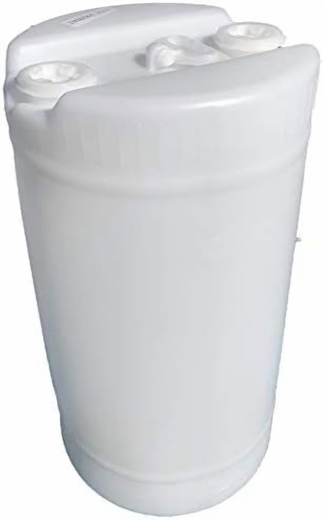 15 Gallon White Plastic Water Barrel | 2-2 inch bung caps | Food Grade ...