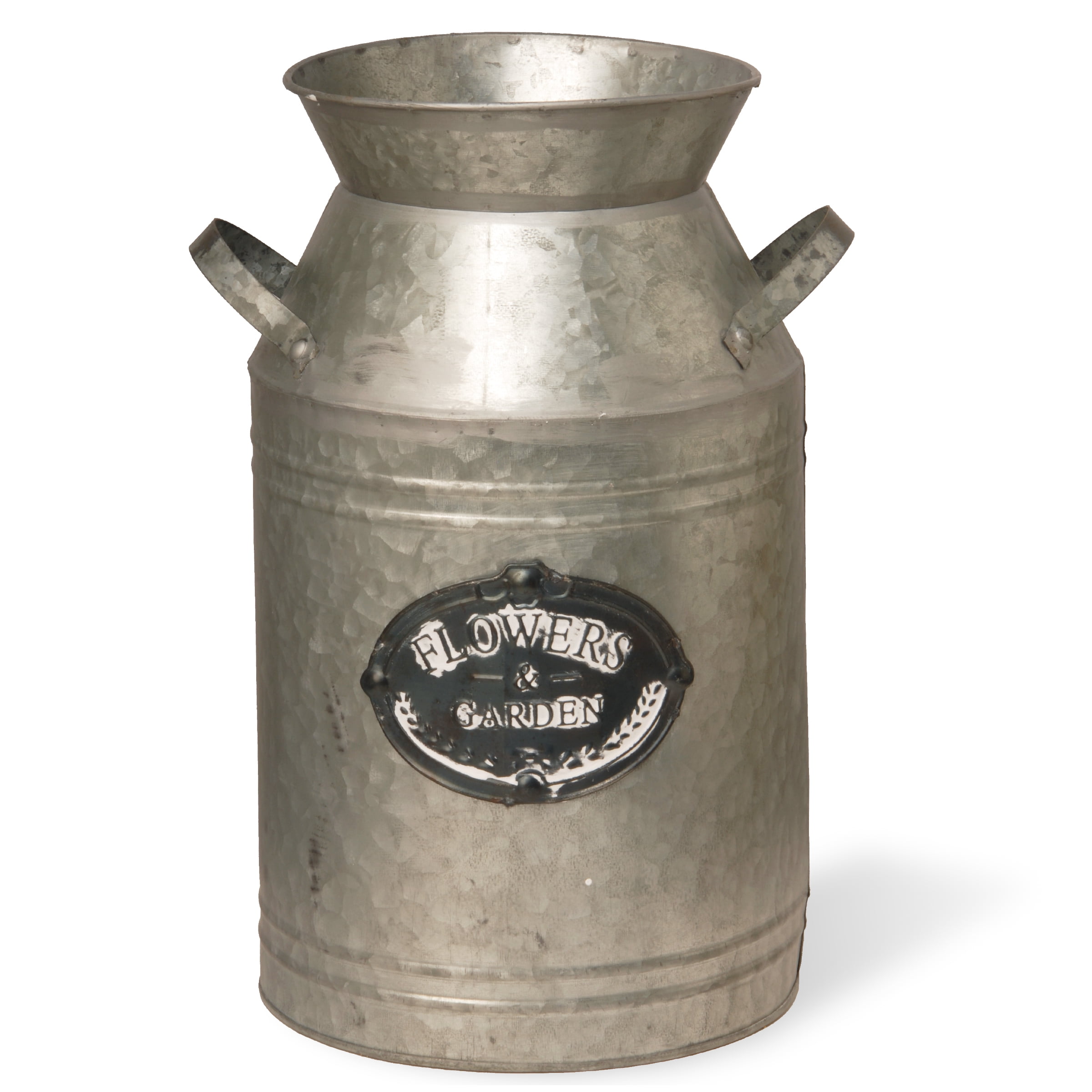 15" Garden Accents Antique Milk Can - Walmart.com