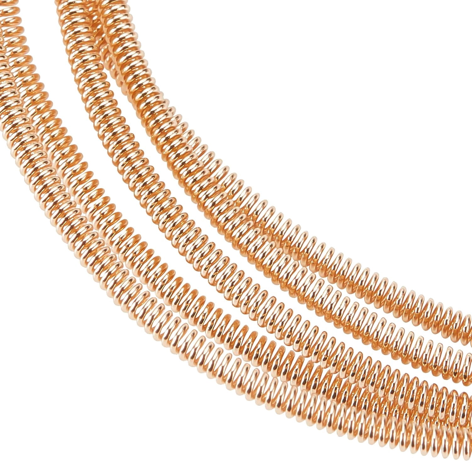 15 Gauge Electroplated Copper Wire 3.28 Feet Gold Plated Brass Spring ...