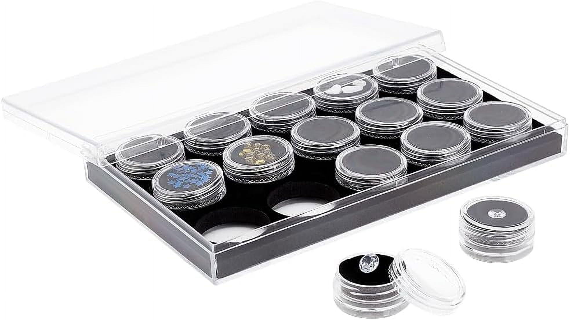 15 Gems Storage Container Gemstone Jewelry Box Crystal Diamond Ring ...