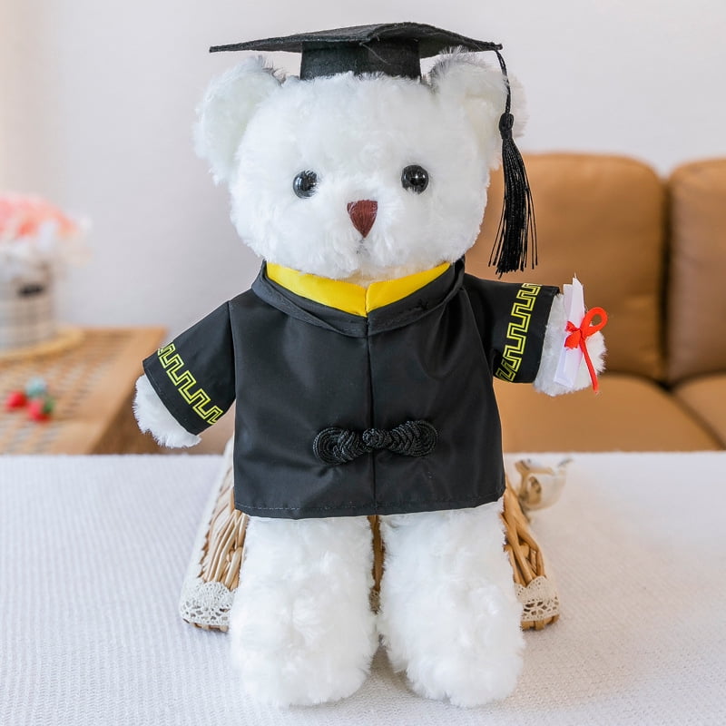 15'' Graduation Bear Plush Toy with Cap & Gown - Stuffed Animal ...