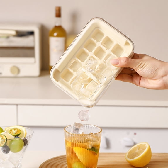 15 Grid Covered Tray with One Press Release, Sealed Lid Avoid Fridge ...