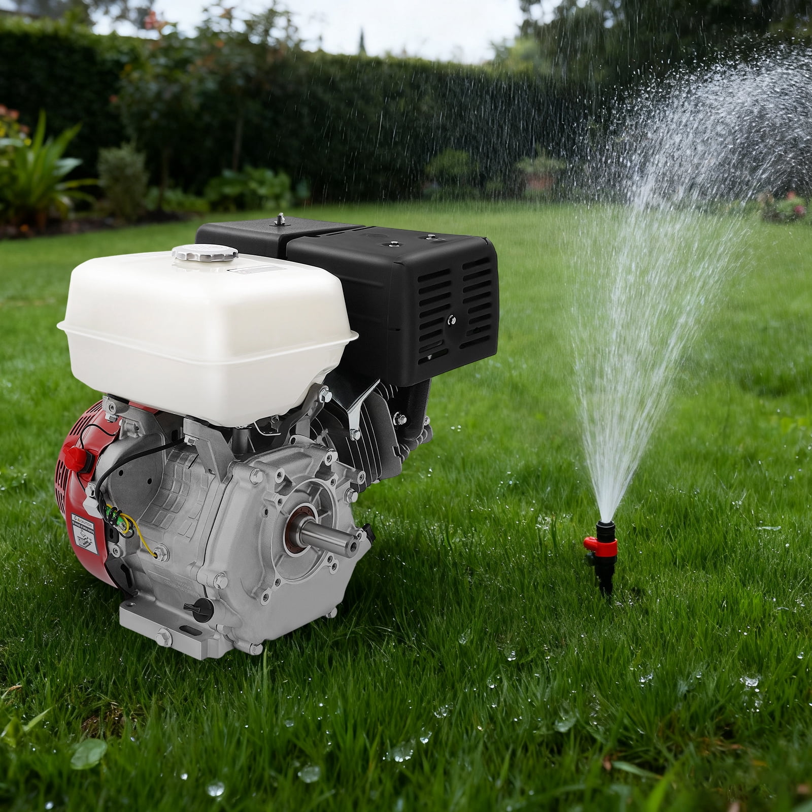 15 HP 4-Stroke Gasoline Engine, 420cc 15HP Single Cylinder Gas Motor ...