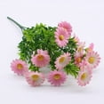 15 Heads Artificial Flowers Plastic Fake Plants Wedding Garden In ...