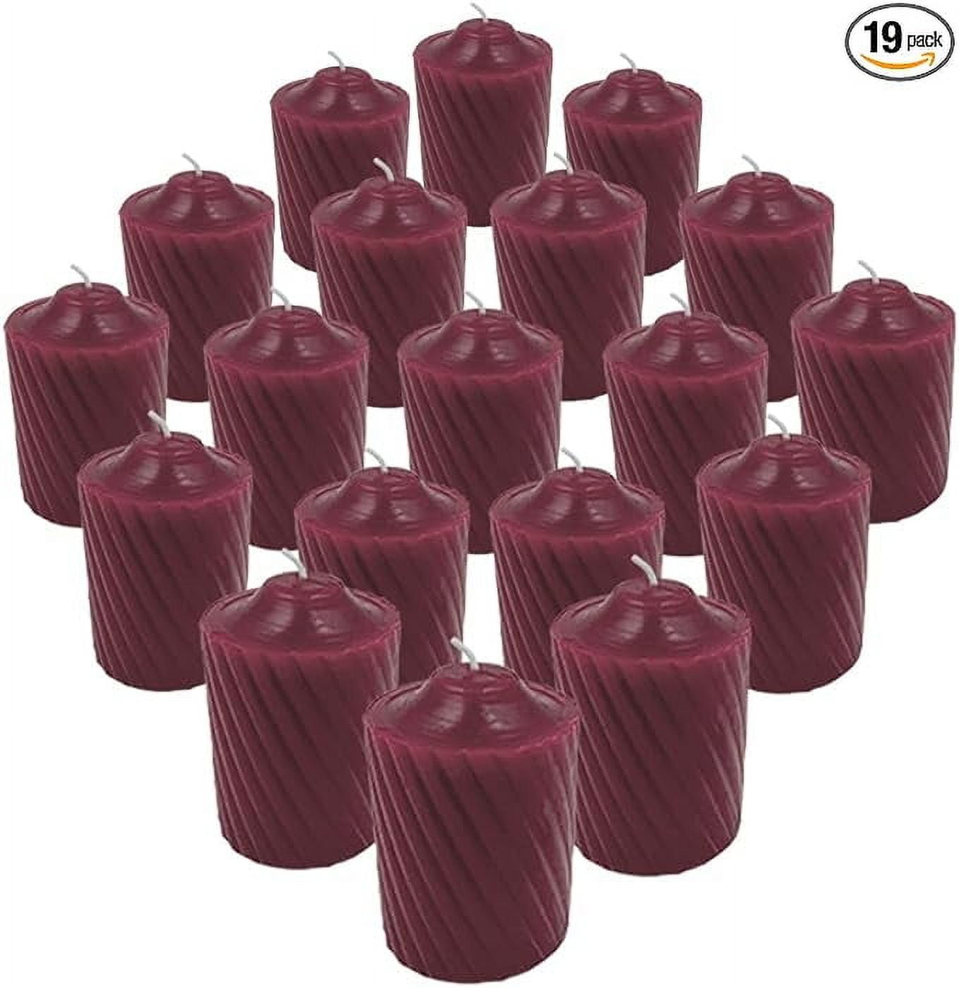 15 Hour Lightly Scented Votive Candles with a Textured Surface 19 ...
