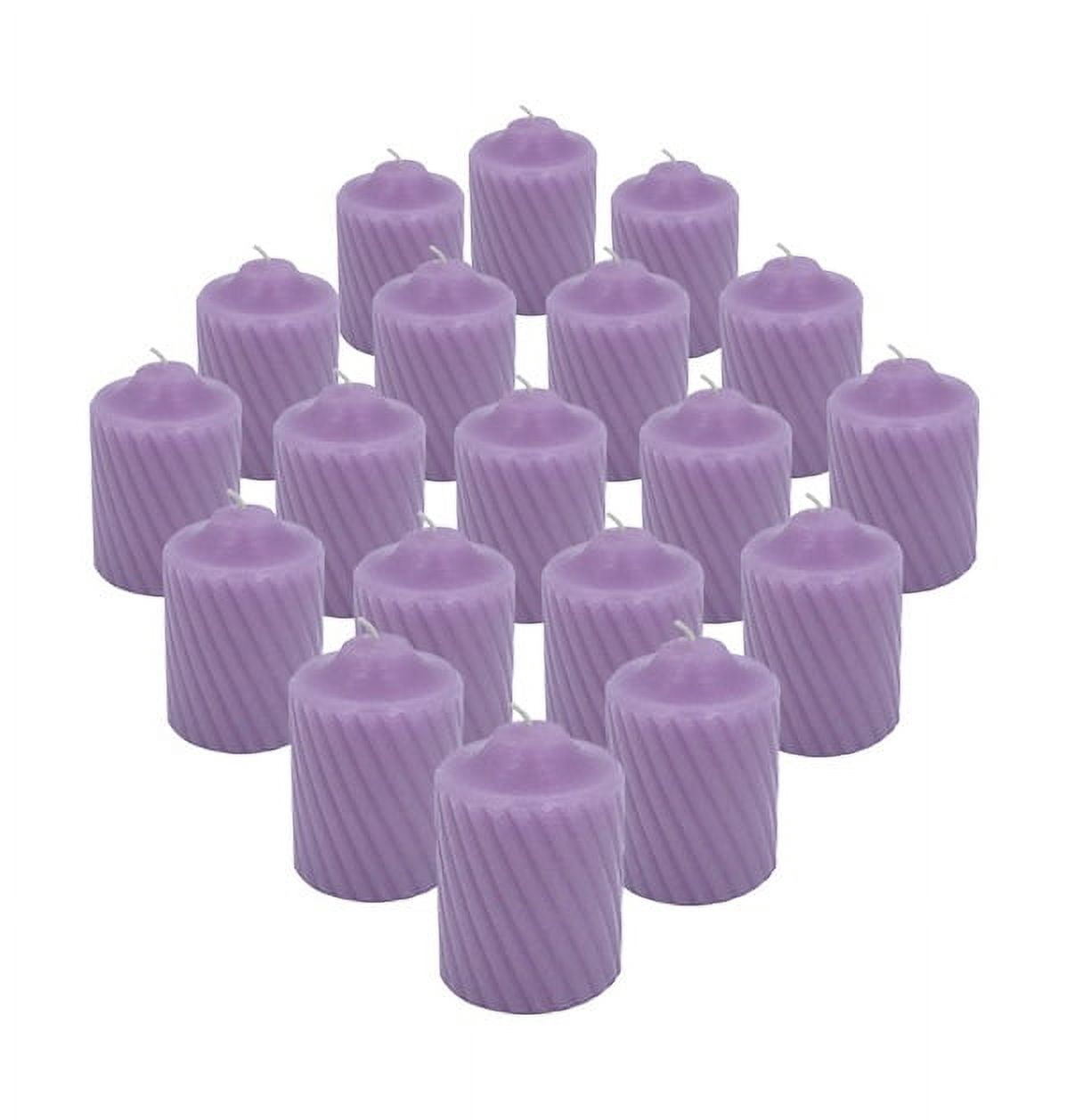 15 Hour Lightly Scented Votive Candles with a Textured Surface 19 ...