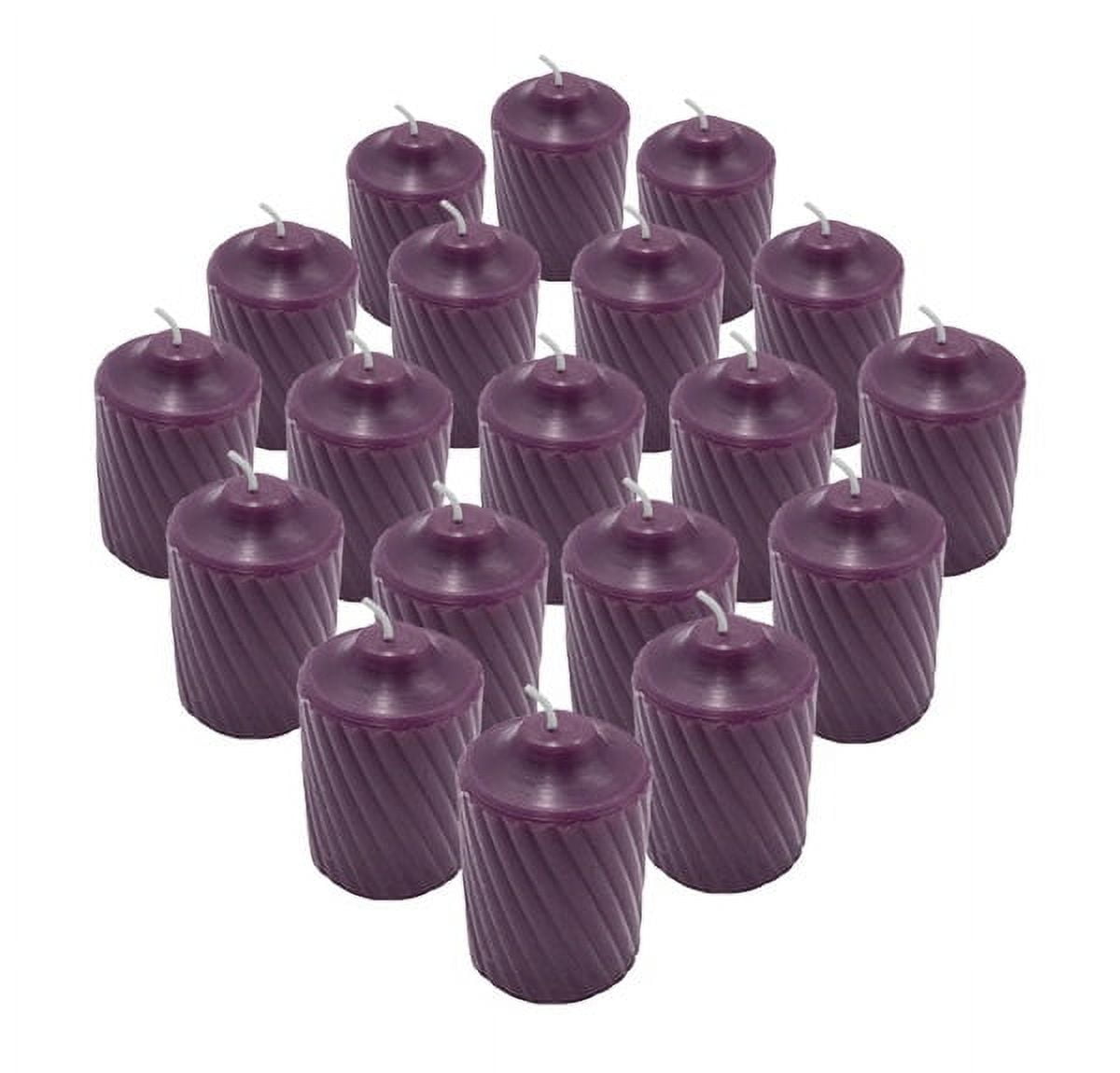 15 Hour Lightly Scented Votive Candles with a Textured Surface 19 ...
