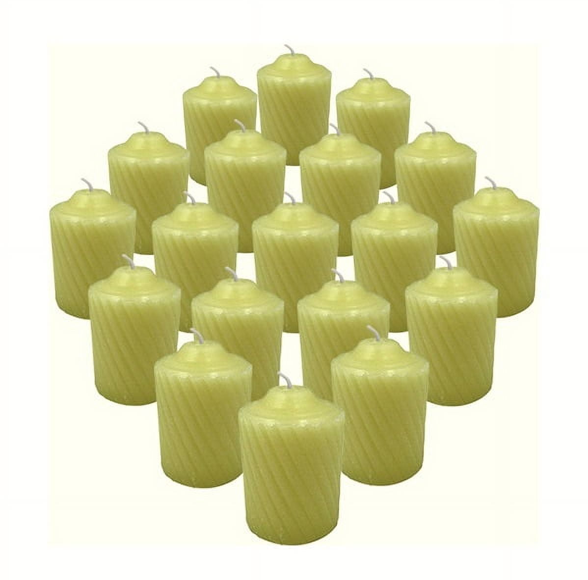 15 Hour Lightly Scented Votive Candles with a Textured Surface 19 ...