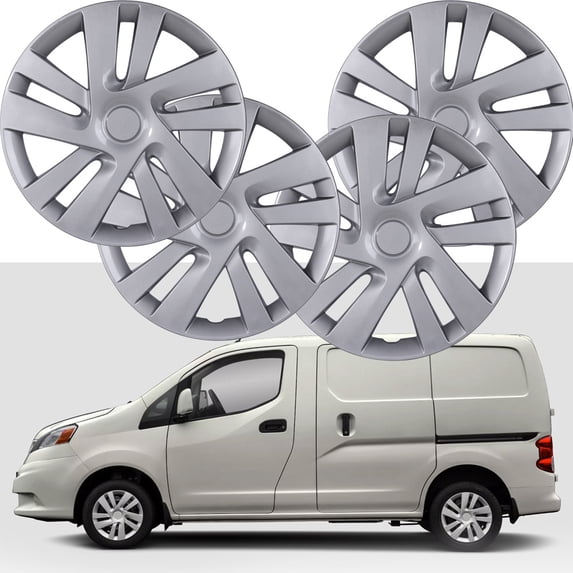 15" Hubcaps for 2013-2021 Nissan NV200 Wheel Rim Covers,Heavy Duty PP ...