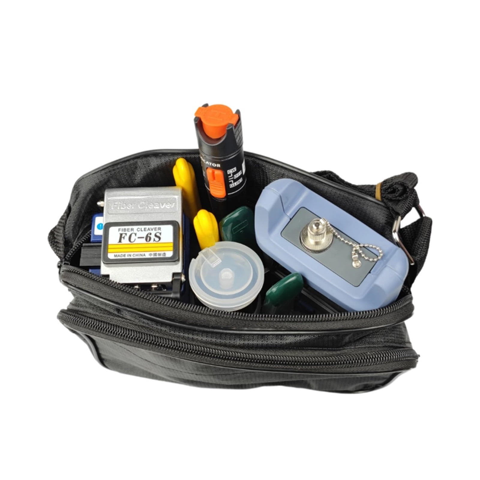 15 IN 1 FTTH Fiber Optic Cable Tester Tool Kit, Optical Power Meter OPM ...