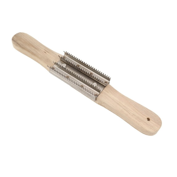 15 Inch Buffing Wheel Rake with Wooden Handle for Compound Cleaning ...
