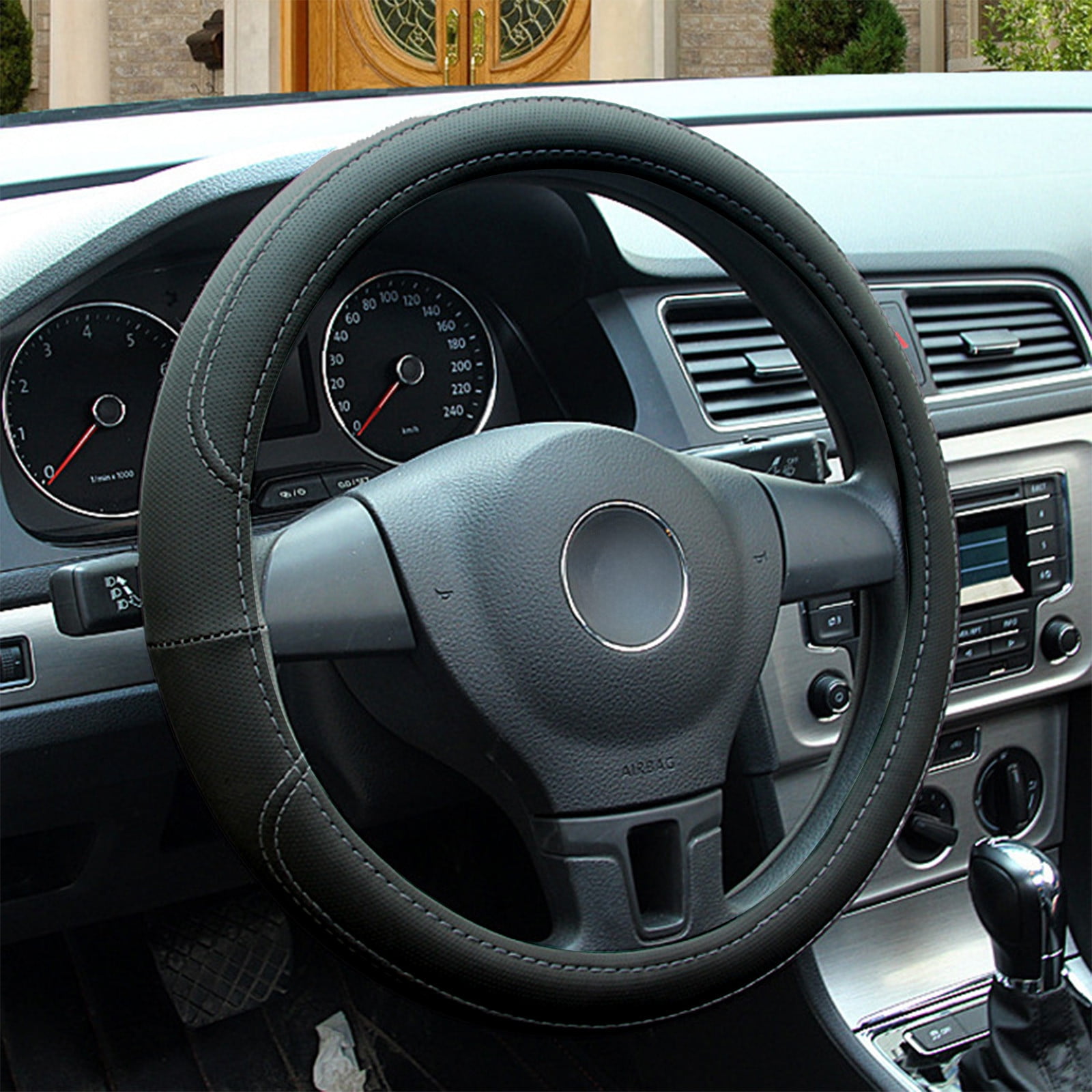 15 Inch Car Steering Wheel Cover with Anti-Slip Lining,Cute & Stylish ...