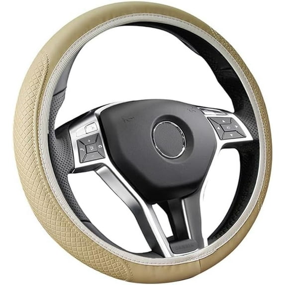 15 Inch Car Steering Wheel Cover Non-Slip Breathable Steering Wheel ...