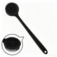15 Inch Double Sided Silicone Back Scrubber with Long Handle ...