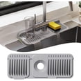 15 Inch Faucet Mat for Kitchen Sink Splash Guard - 2025 Upgraded ...