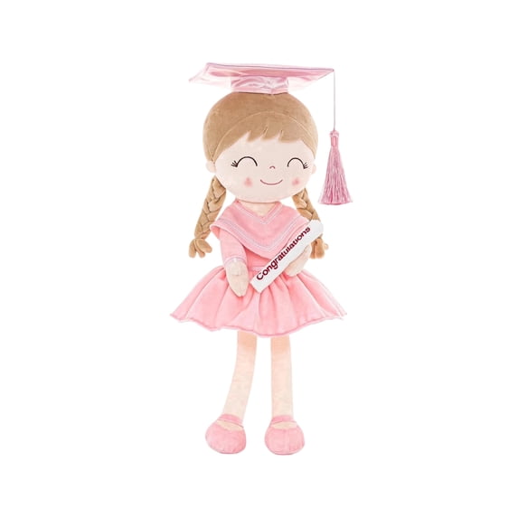 15 Inch Graduation Girl Plush Doll, Soft Stuffed Toy with ...