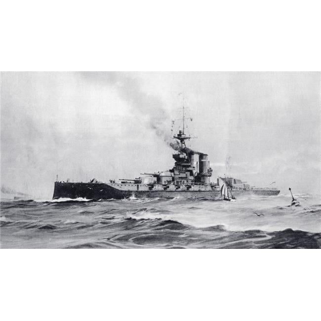 The 15 Inch Gun Super-Dreadnought H.M.S. Queen Elizabeth. Drawn By W.B ...
