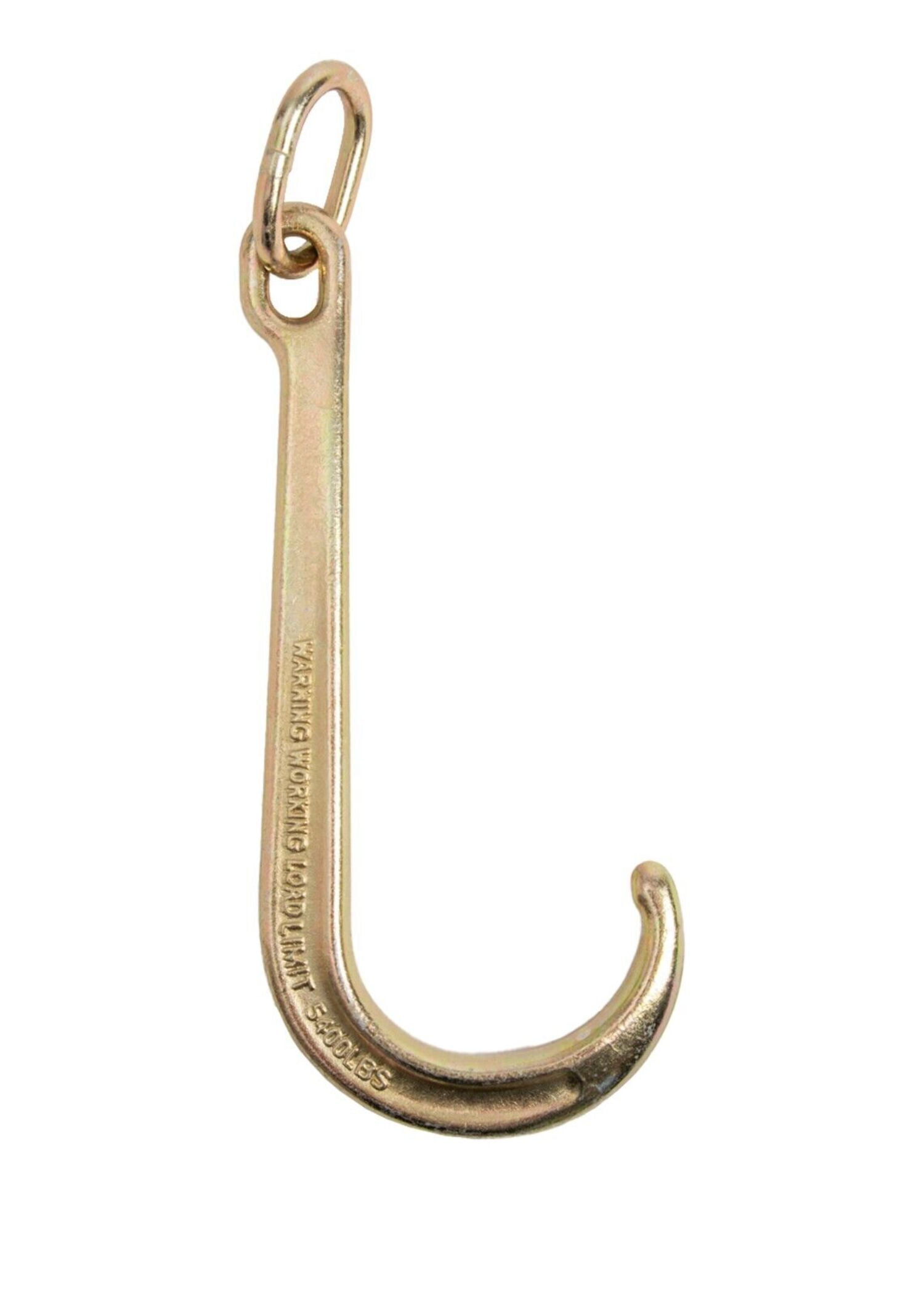 15" Inch J Hook Grade G70 Tow Axle Strap Wrecker Roll back Clevis 540 ...