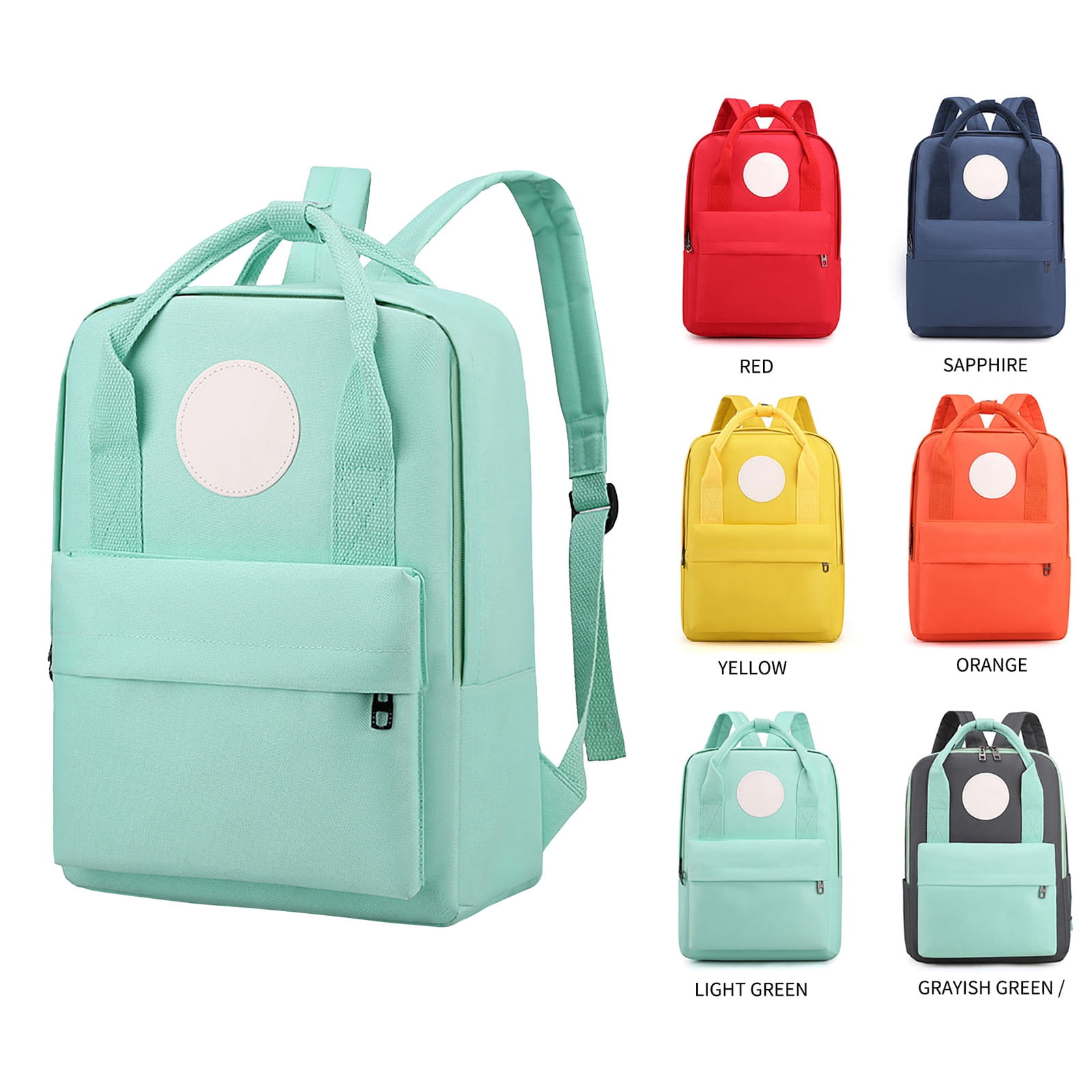 15 Inch Lightweight Oxford cloth Backpack, Large Casual Travel Daypack ...