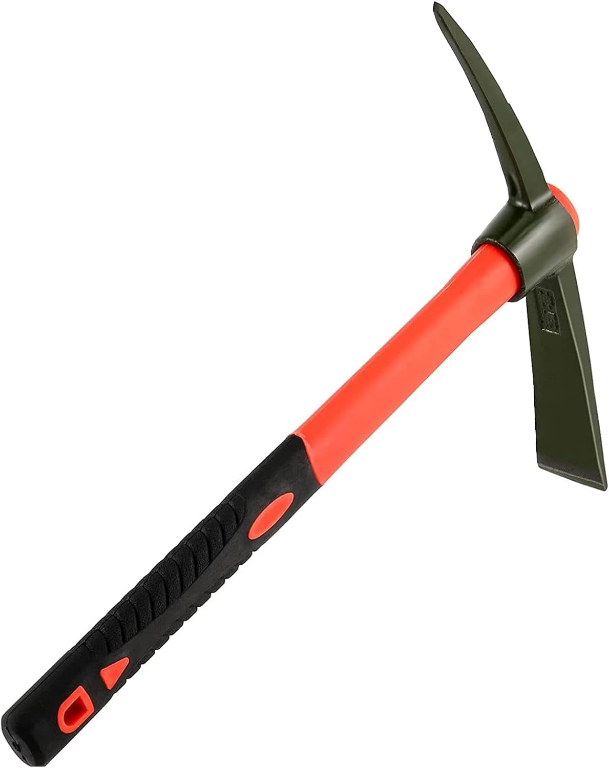 15 Inch Pick Mattock Hoe, Ford Steel Weeding Axe with Fiberglass Long ...