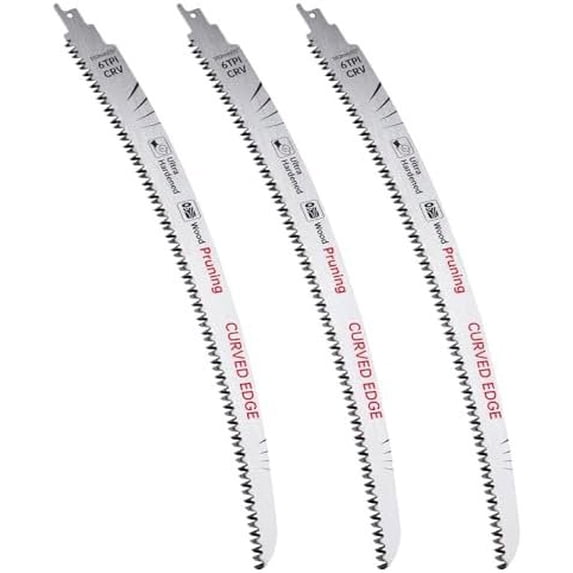 15 Inch Reciprocating Set, Arc Pruning 6TPI Sawzall for Tree Trimming ...