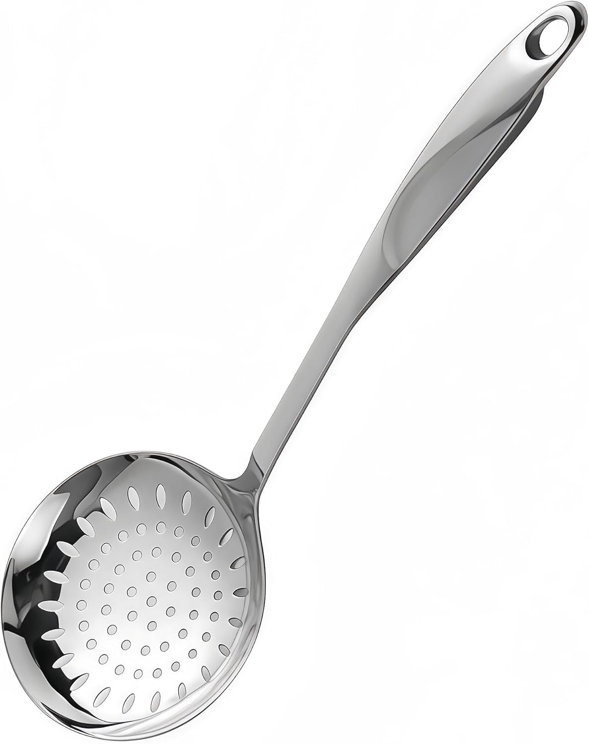 15-Inch Skimmer Slotted Spoon SUS304 Stainless Steel Spider Strainer ...