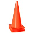 15 Inch Traffic Safety Cones, [7 Pack] Orange Parking Cones Training ...