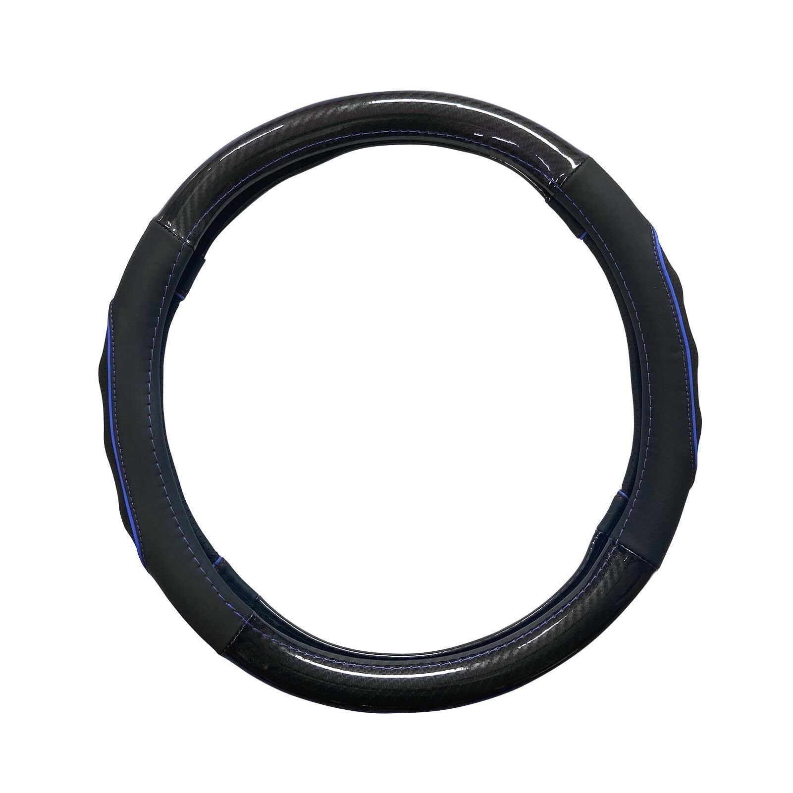 15 Inch Universal Carbon Fiber Style Steering Wheel Cover, Anti-Slip ...