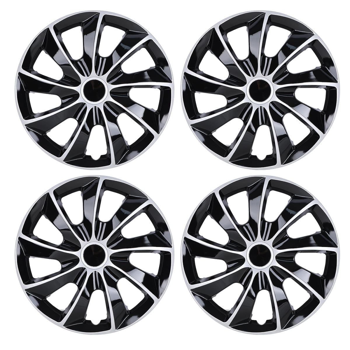 15 inch Universal Wheel Rim Cover Hubcaps 4-Pack,Snap On Hub Caps Fit ...