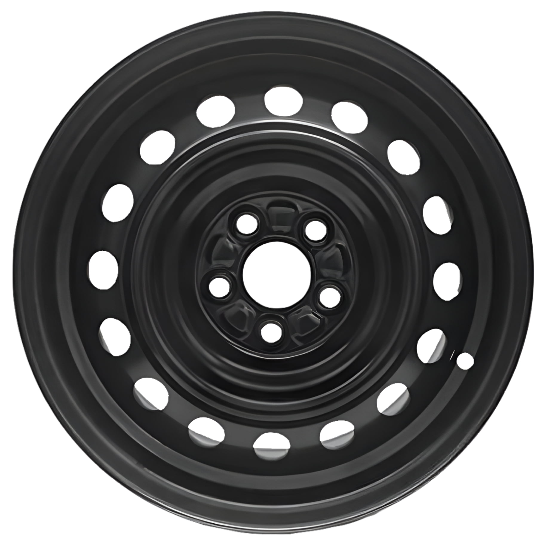 15 Inch Wheel for 2003-2008 Toyota Corolla 5 Lug Black Steel Rim ...