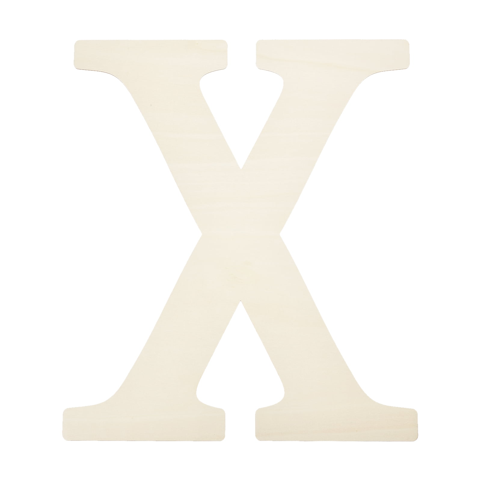15 Inch Wooden Letter,Large Blank Unfinished Wooden Alphabet Letters ...