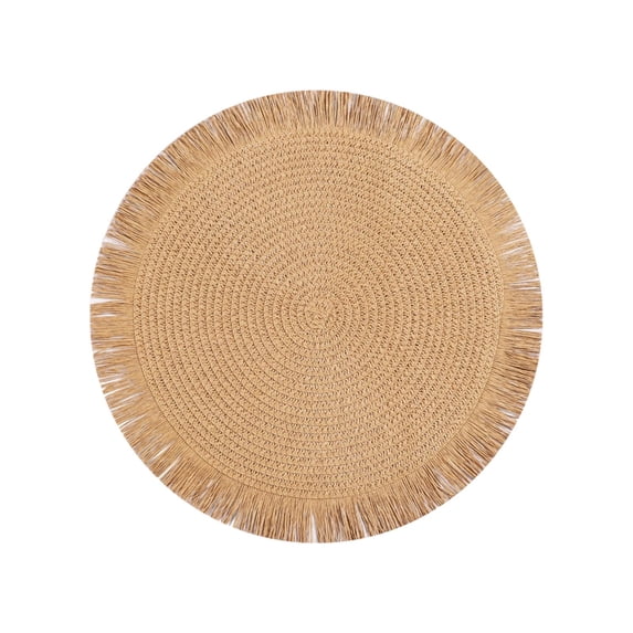 15 Inch Woven PP Dining Placemat, Stain Resistant Heat Insulation Table ...